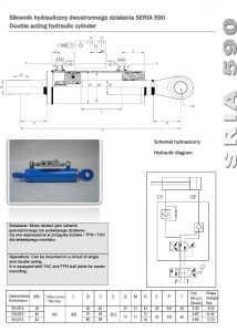 Siłowniki Hydrauliczne jednostronnego i dwustronnego działania